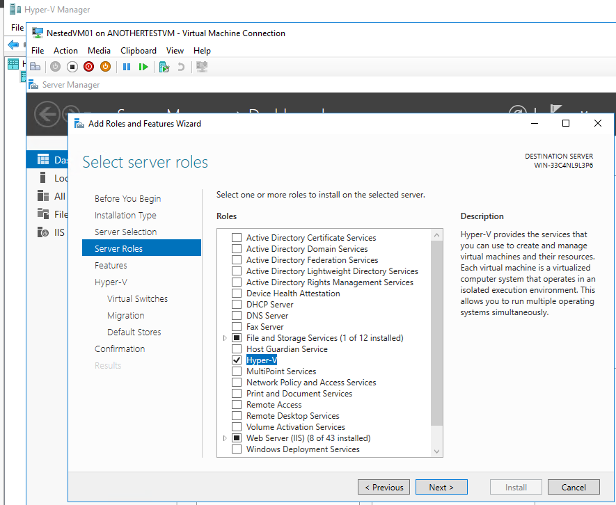 Microsoft Azure Nested Virtualization Vm In Nested Vm In Azure Vm