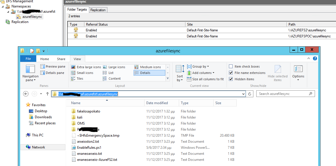 Azure File Sync & DFS Namespace - Apostolidis Cloud Corner