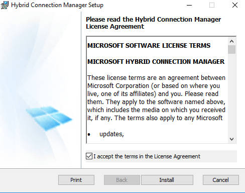 Azure App Service Hybrid Connections