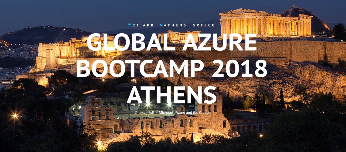 Global Azure Bootcamp 2018 – Athens - Apostolidis Cloud Corner