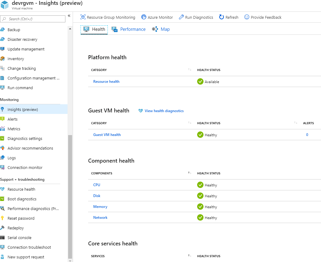 Azure Monitor for VMs