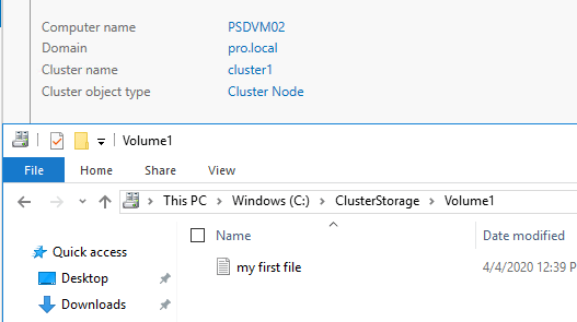 Azure Failover Cluster with Shared Disk - Step by Step