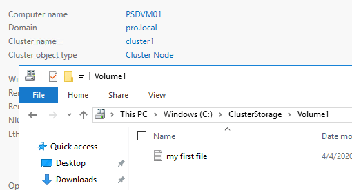 Azure Failover Cluster with Shared Disk - Step by Step