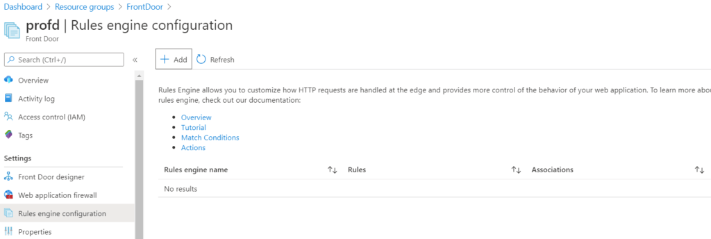 Azure Front Door | Rules Engine - Apostolidis Cloud Corner
