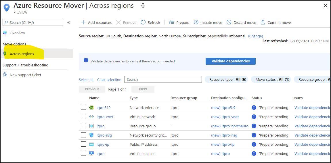 Move your Azure VM across regions - Apostolidis Cloud Corner